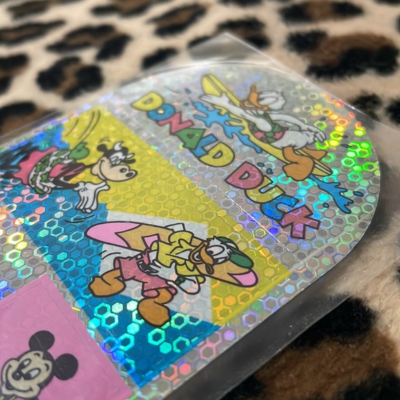 Disney | Other | Vintage Disney Prism Stickers Hologram Summer Swim ...